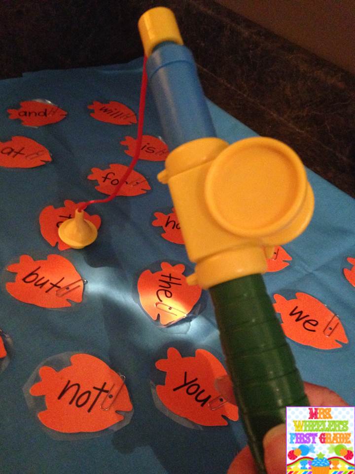 Mrs. Wheeler's First Grade Tidbits: Fishing for Sight Words