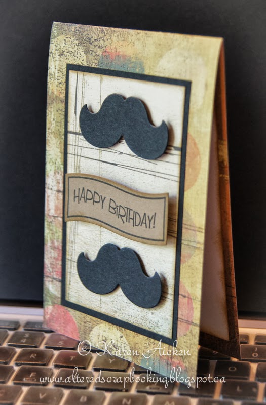 Altered Scrapbooking: Mustache Birthday Cards