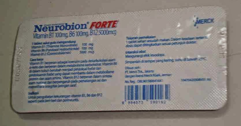 Khasiat Neurobion Forte Warna Merah - Obat Sakit 2011