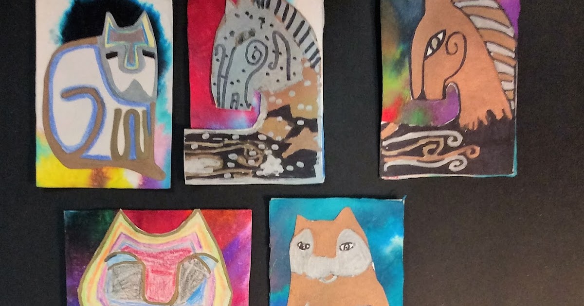 ART ON MY HANDS: Working on ATC in 4th grade