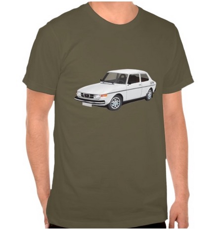 Saab 99 T-shirt | Car shirts | Classic, retro and vintage cars