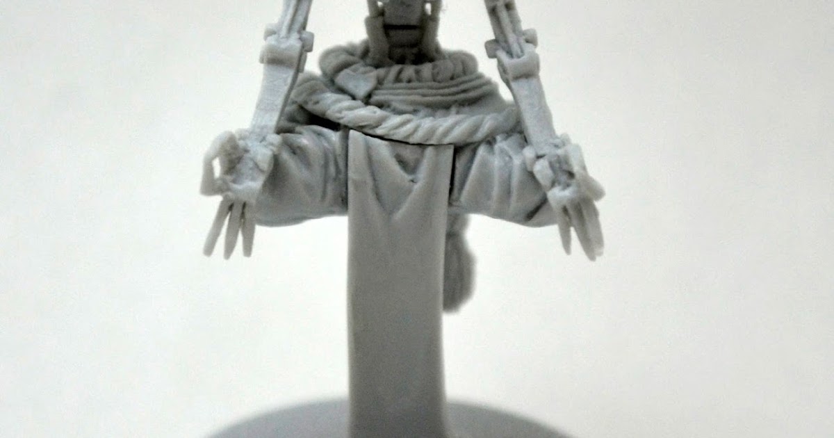 Wargame News and Terrain: Klukva Miniatures: New Tech Monk Released