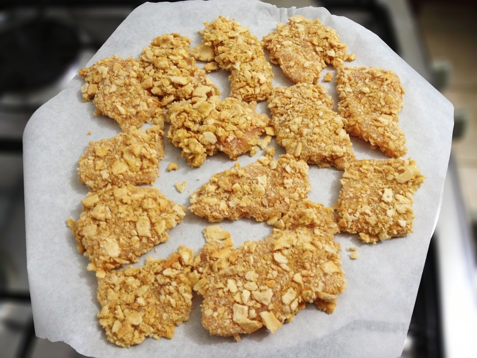 Pensando na Janta: Nuggets Empanados com Bon Gouter
