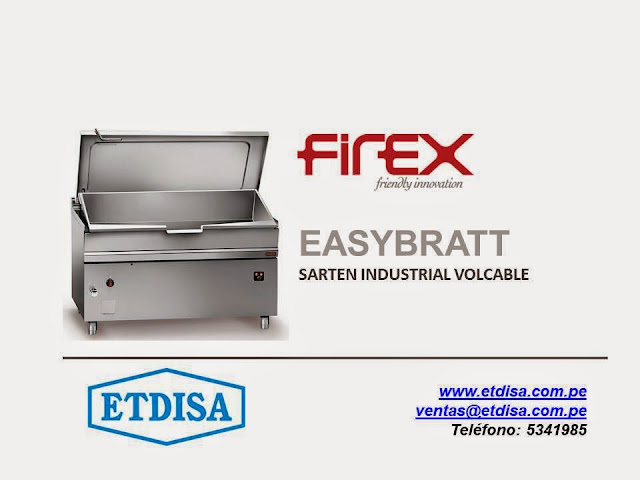 ETDISA equipos de cocina: SARTENES BASCULANTES FIREX TRES EQUIPOS EN UNO