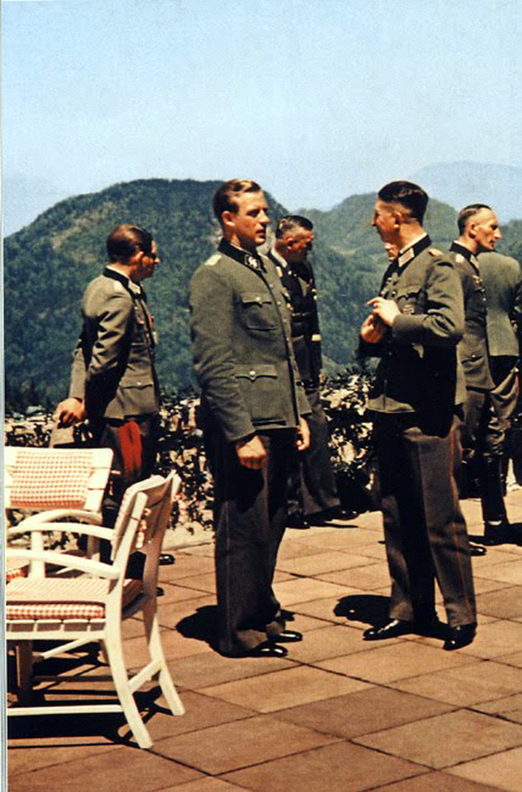 World War II in Color: Otto Günsche at Berghof
