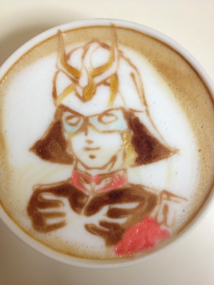 Gundam Inspired Coffee/ Cappuccino Art