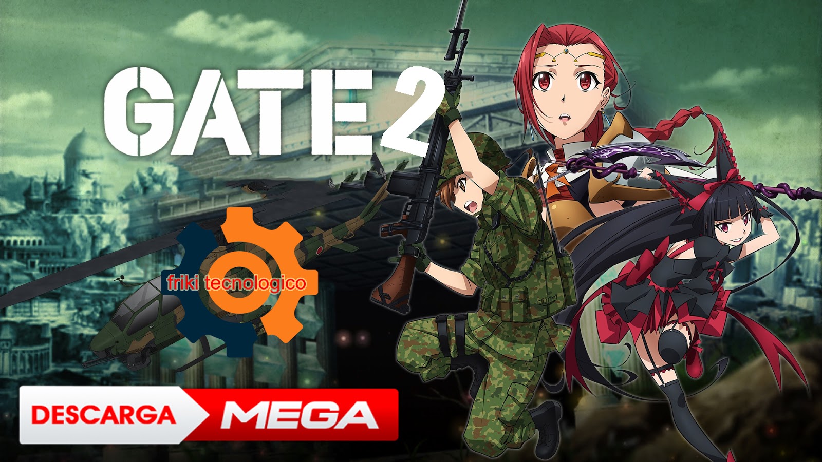 Descarga GATE 2: Jieitai Kanochi nite, Kaku Tatakaeri (12/12) por MEGA ...