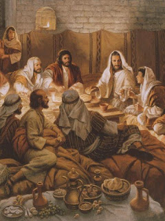 Scripture for Today: Matthew 9:9-13 ~ Jesus reclined at table