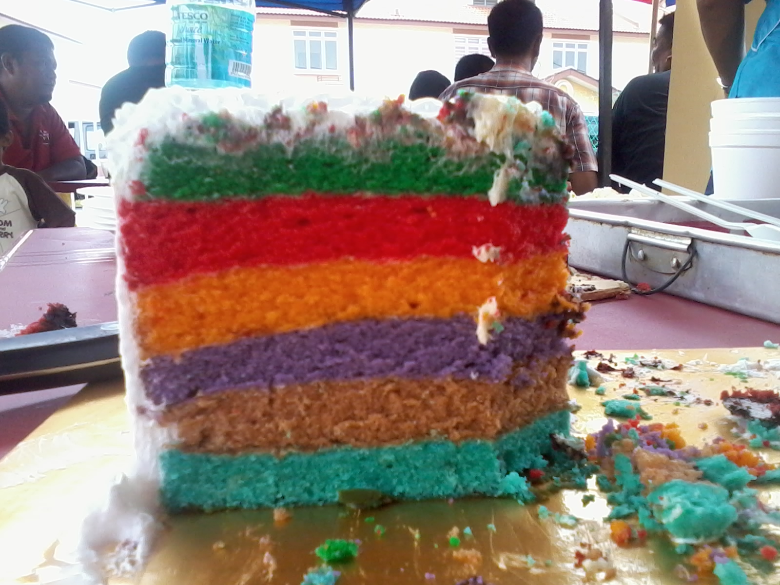 Fiza Nordin: Kek Pelangi aka Rainbow Cake