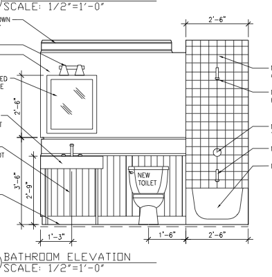 An Urban Cottage: New Bath Plans