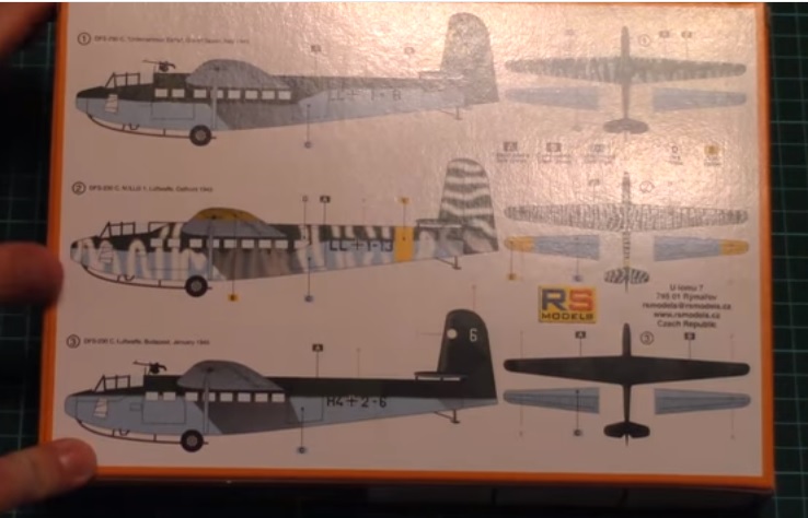FalkeEins - the Luftwaffe blog: new RS Models DFS 230 1:72 video review ...