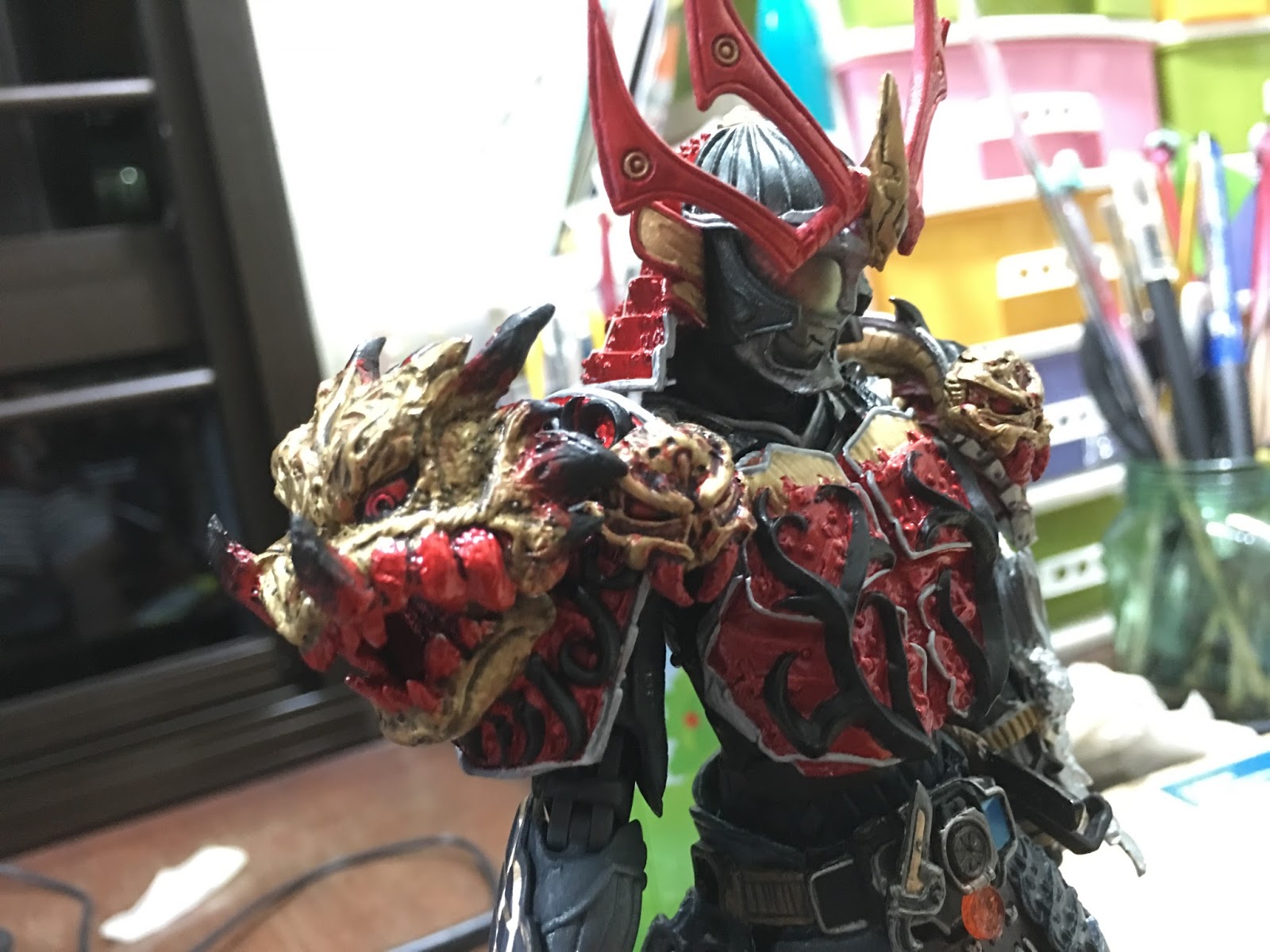 Kamen Rider World: Custom SIC Dark Gaim :D