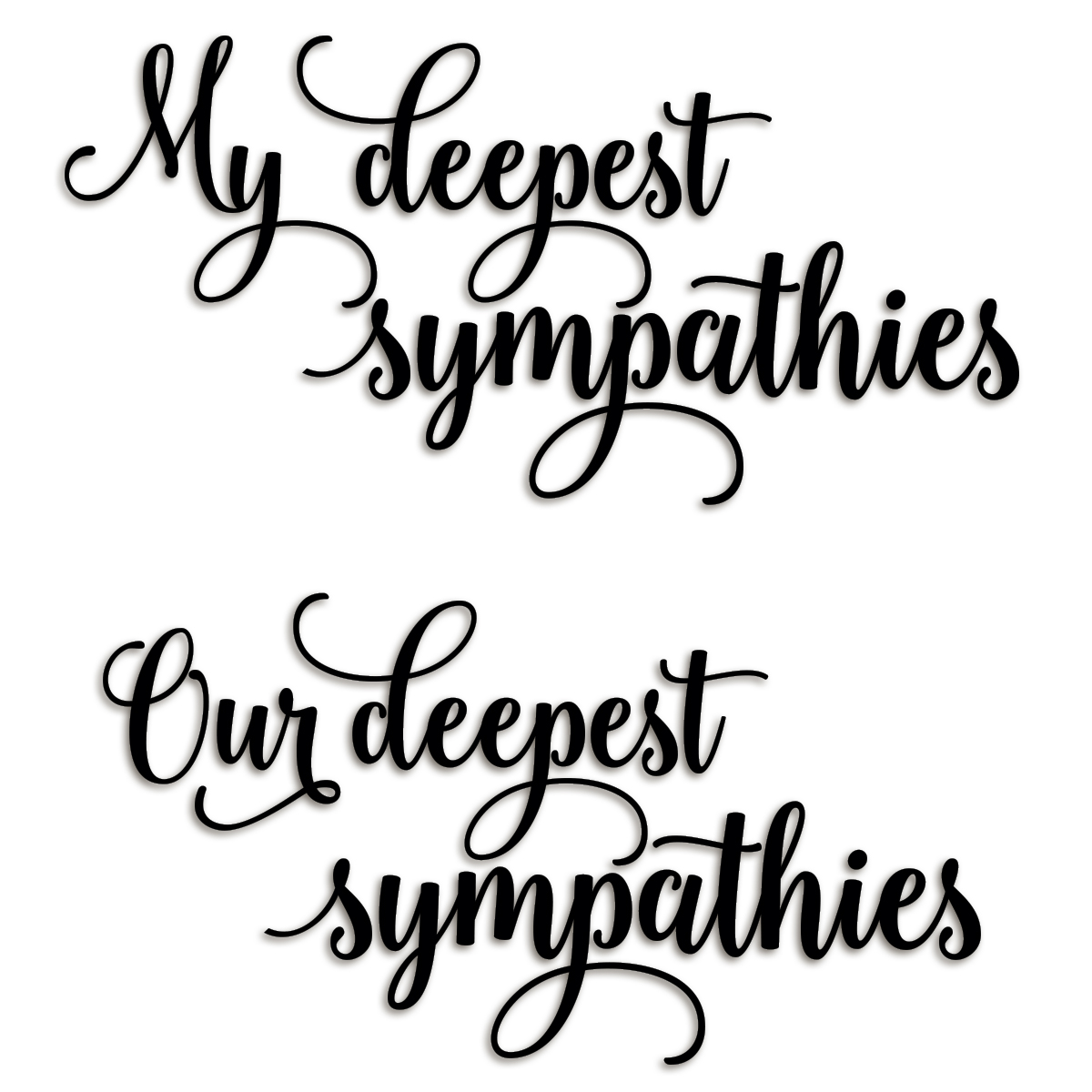 Sympathy Sentiments | Bits of Paper