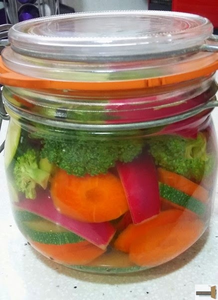 Vegetales encurtidos - Cuando Salimos de Casa