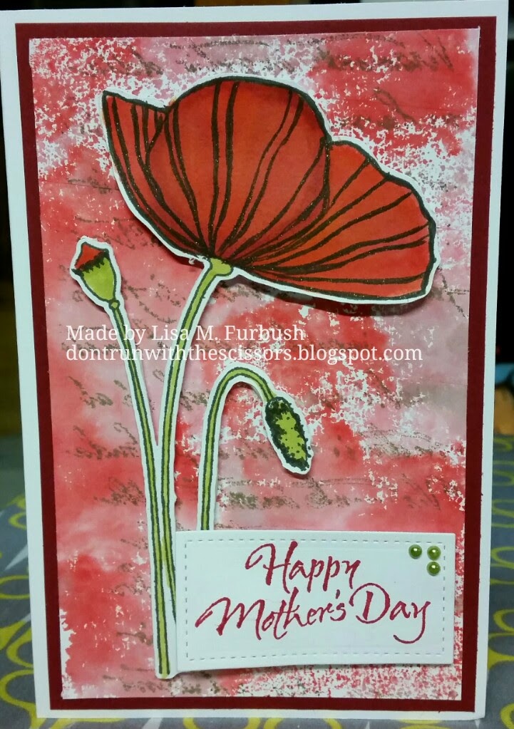 Don't Run with Scissors!: Happy Mother's Day Cards: Watercolor and Stencils