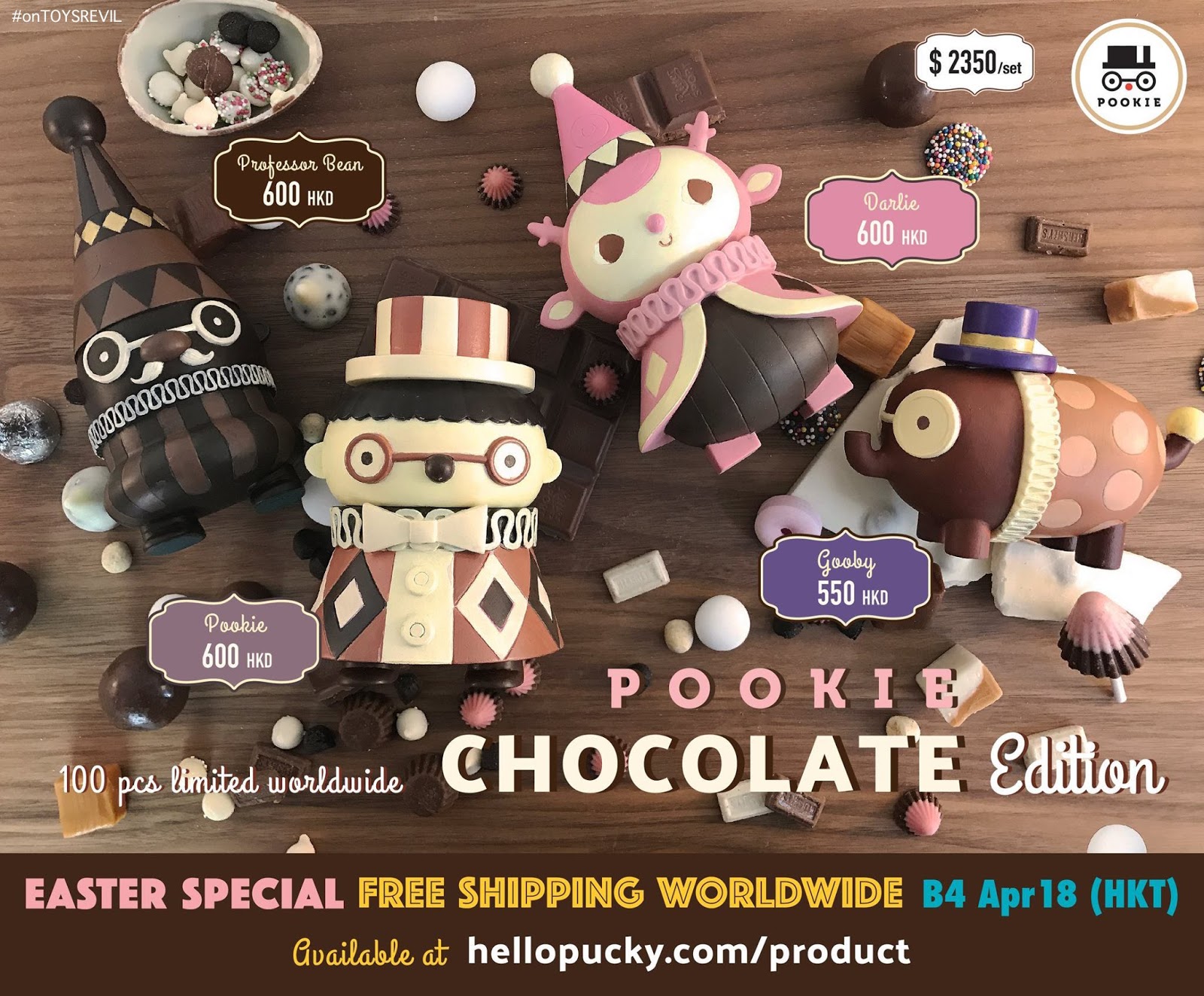 POOKIE CHOCO Edition Vinyl Figures from Pucky Available Now
