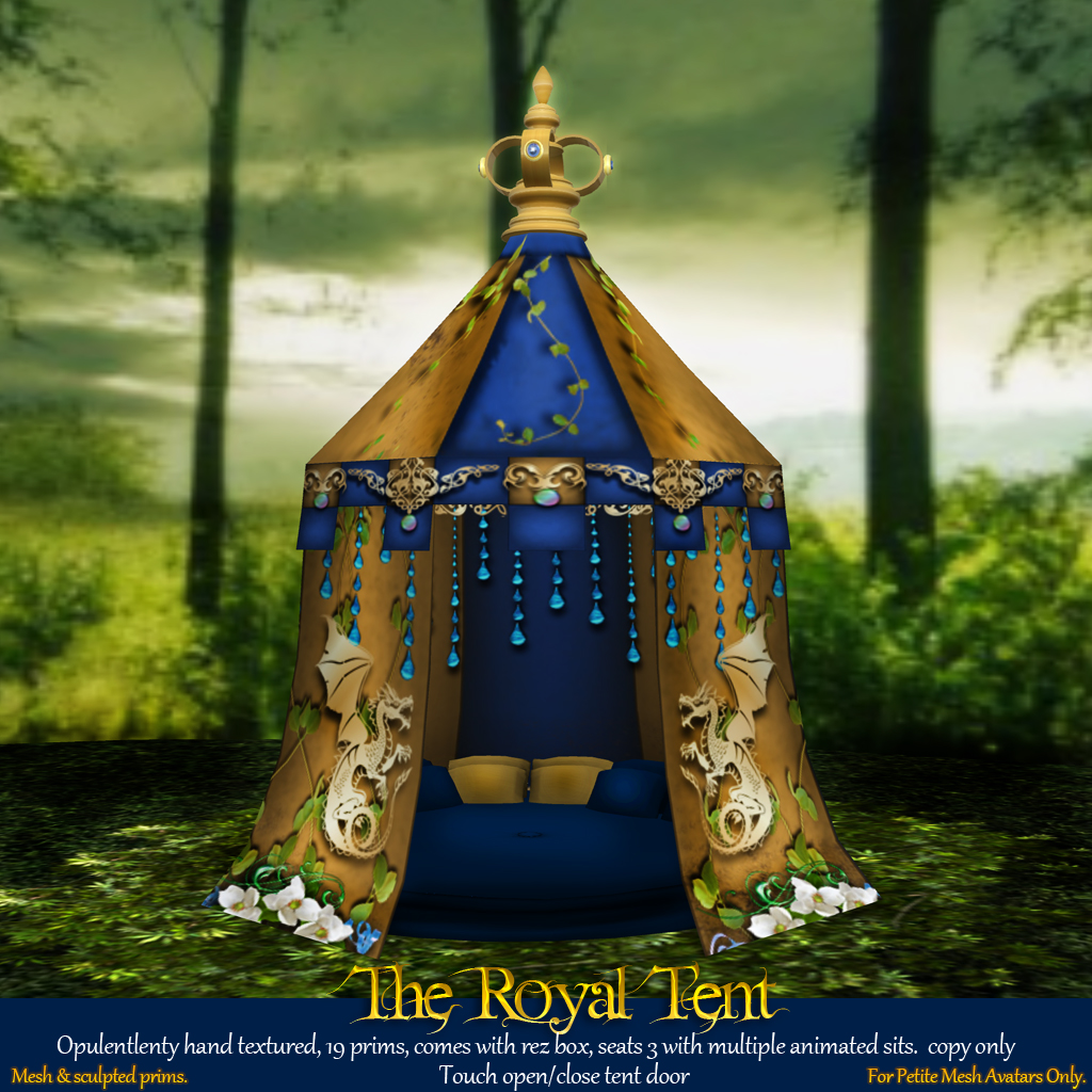 New! Royal Tents for Petite Avatars at Prim & Pixel ~Petites~ | Strut ...