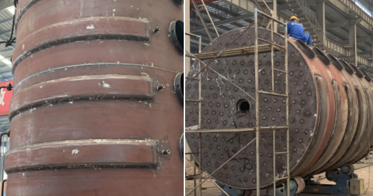 palm oil machine: Multi-layer cooker used in oilseeds pretreatment