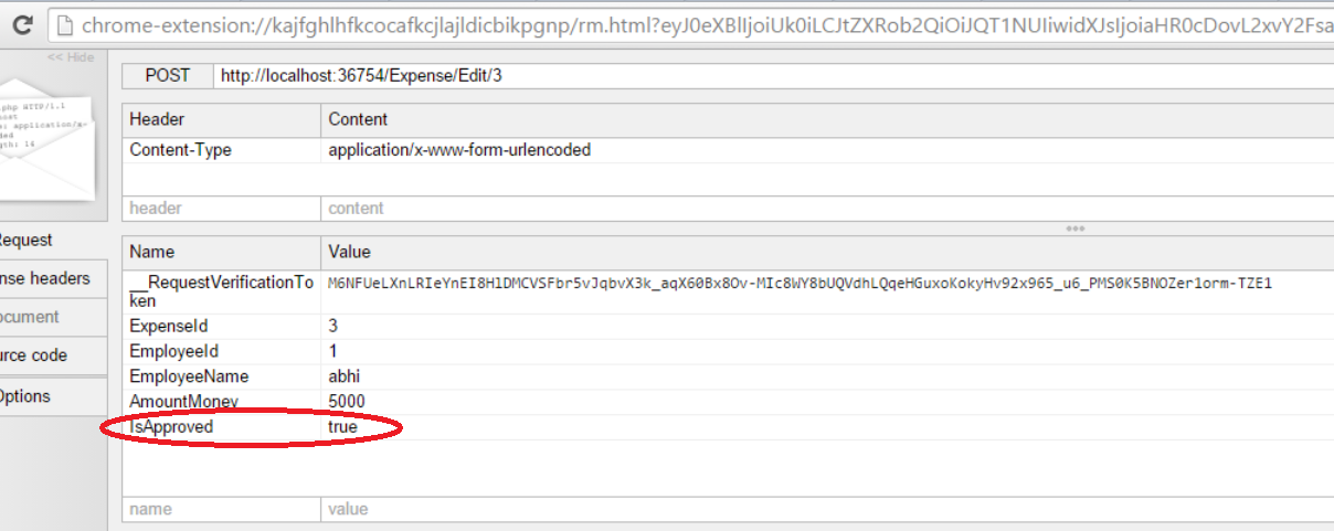 Over Posting Attack in MVC