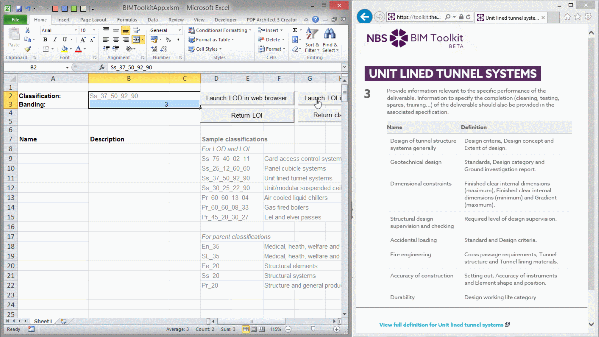 BIM, Construction and NBS: BIM Toolkit API for software developers