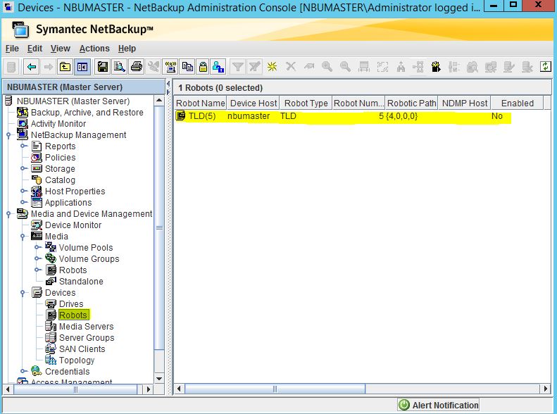Remote Infrastructure Management: Netbackup 7.7.2 VTL Command Line Configuration