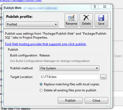 Living and breathing the world of Microsoft: Using Web.config transforms in ASP.Net Web ...