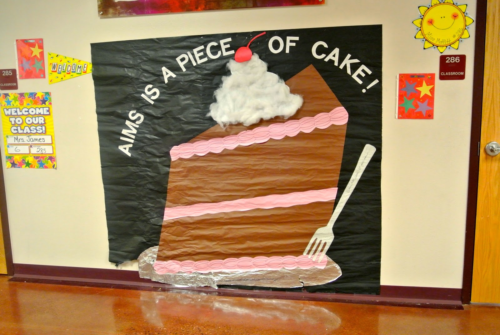 Loose Shoelaces: State Testing Bulletin Board Idea