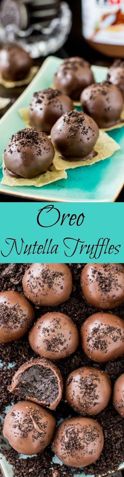 MintyFood: Oreo Nutella Truffles