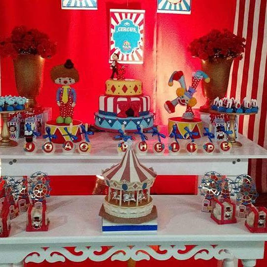 Patty fazendo Arte: Decoração de festa Tema Circo