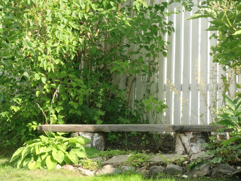 I min trädgård: En ny sittplats
