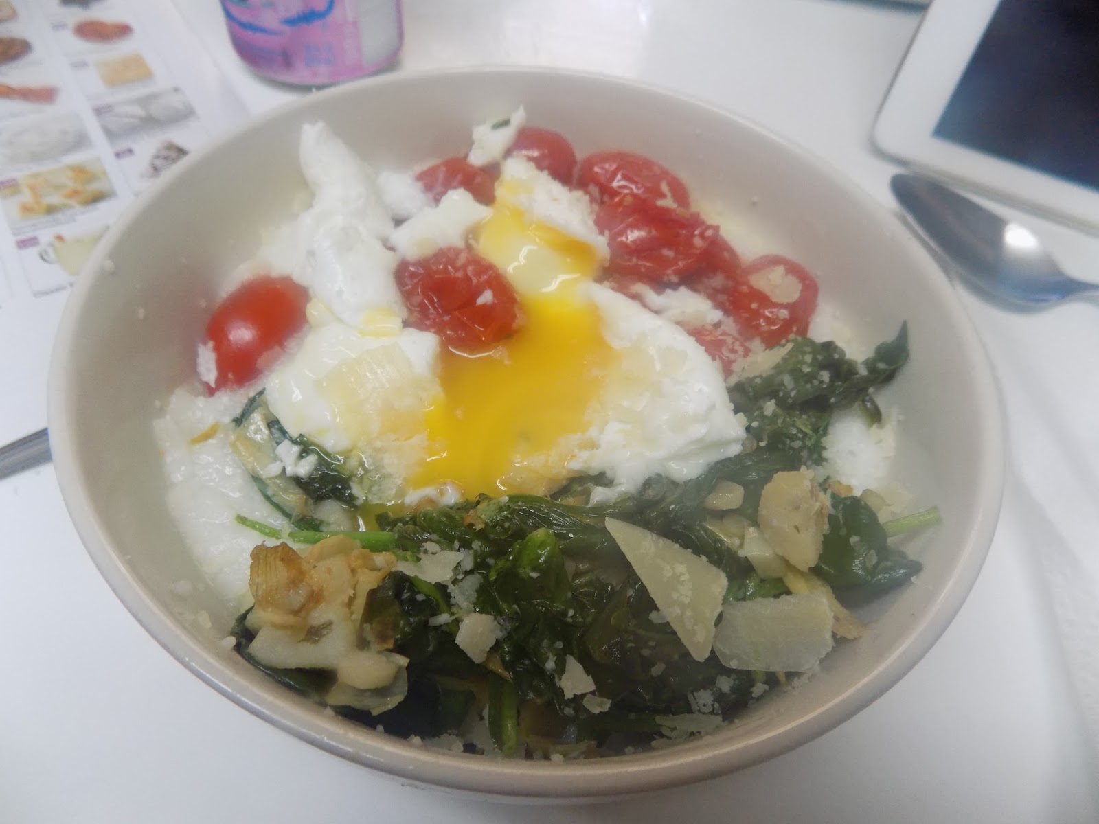 An impromptu brunch of deliciousness (Roasted Tomatoes and Spinach ...