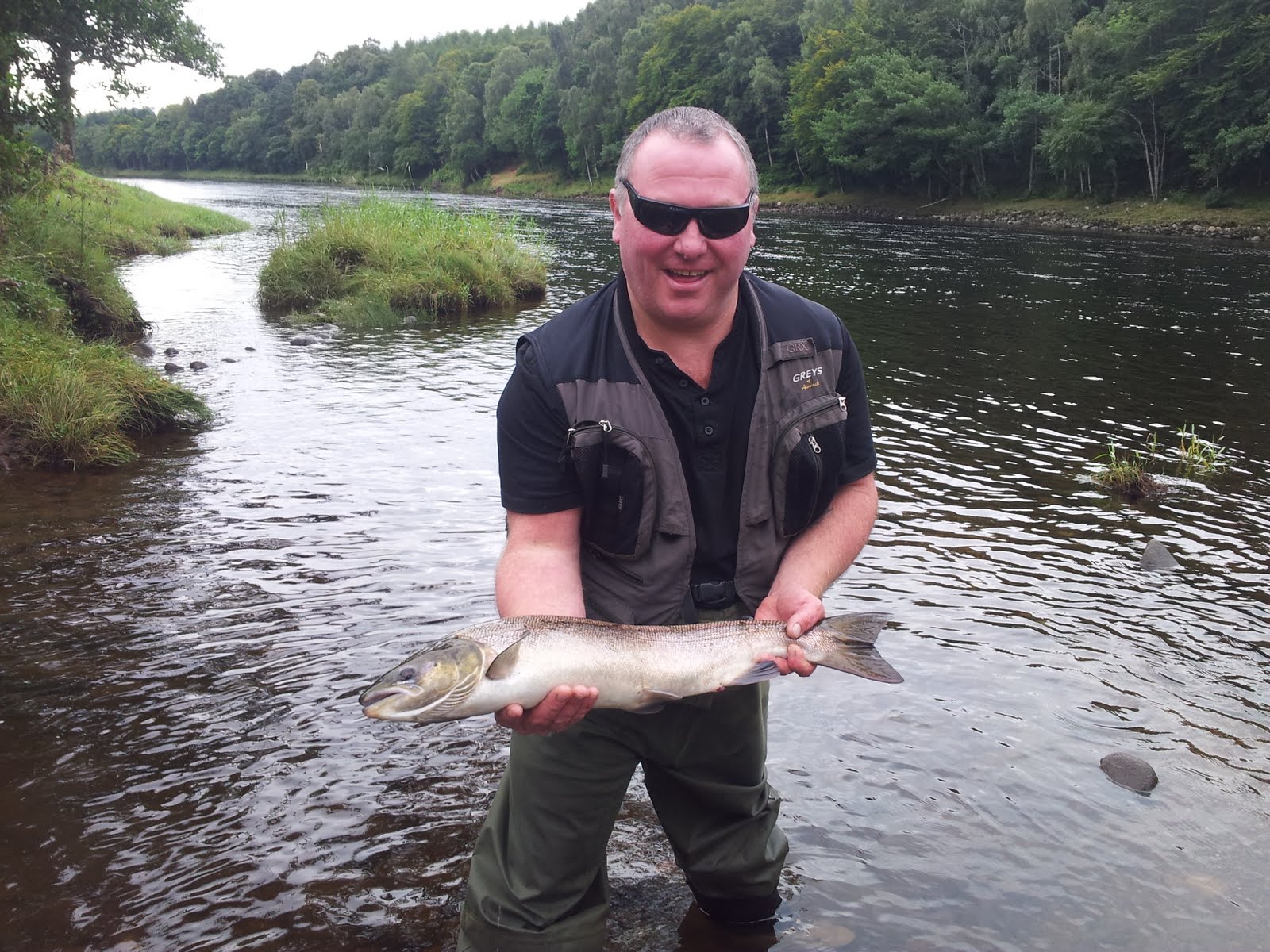 Newtyle Salmon Fishings: Mr Allan Rennie With His 12th Salmon From The ...