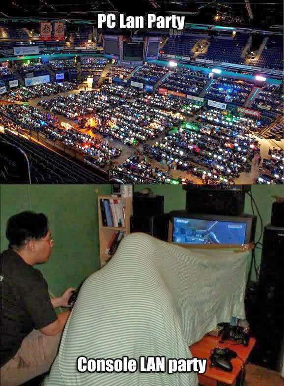 Chistes Graficos: PC Lan party