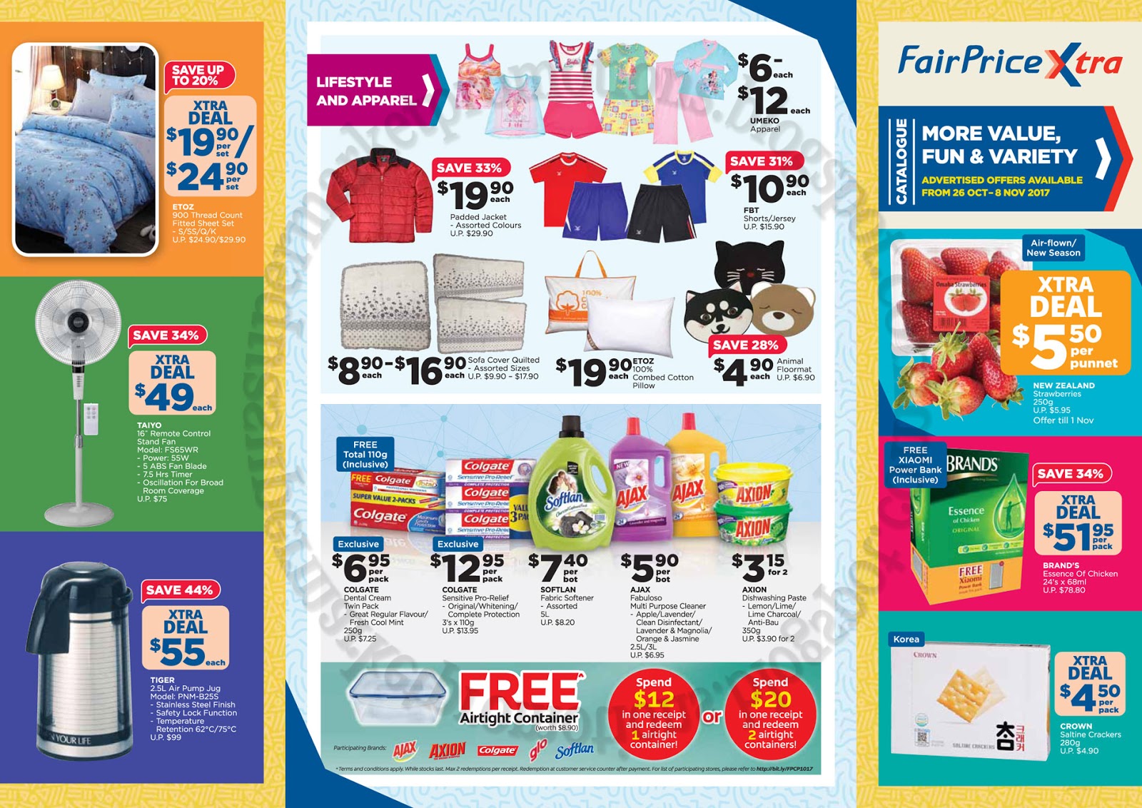 NTUC FairPrice Xtra Promotion 26 October - 08 November 2017 ...