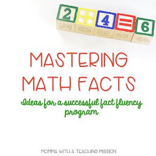 Math Facts & Ideas for the Primary Classroom Part 2 - Momma with a ...