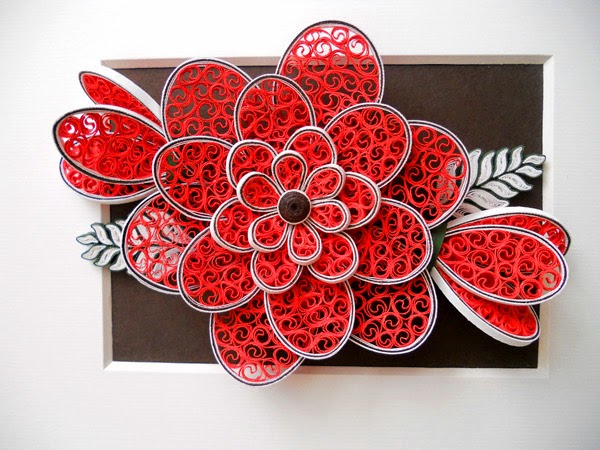 Ayani art: Quilling Beehive Flower Tutorial