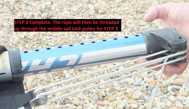 SpeedSurfing News: Threading the Downhaul