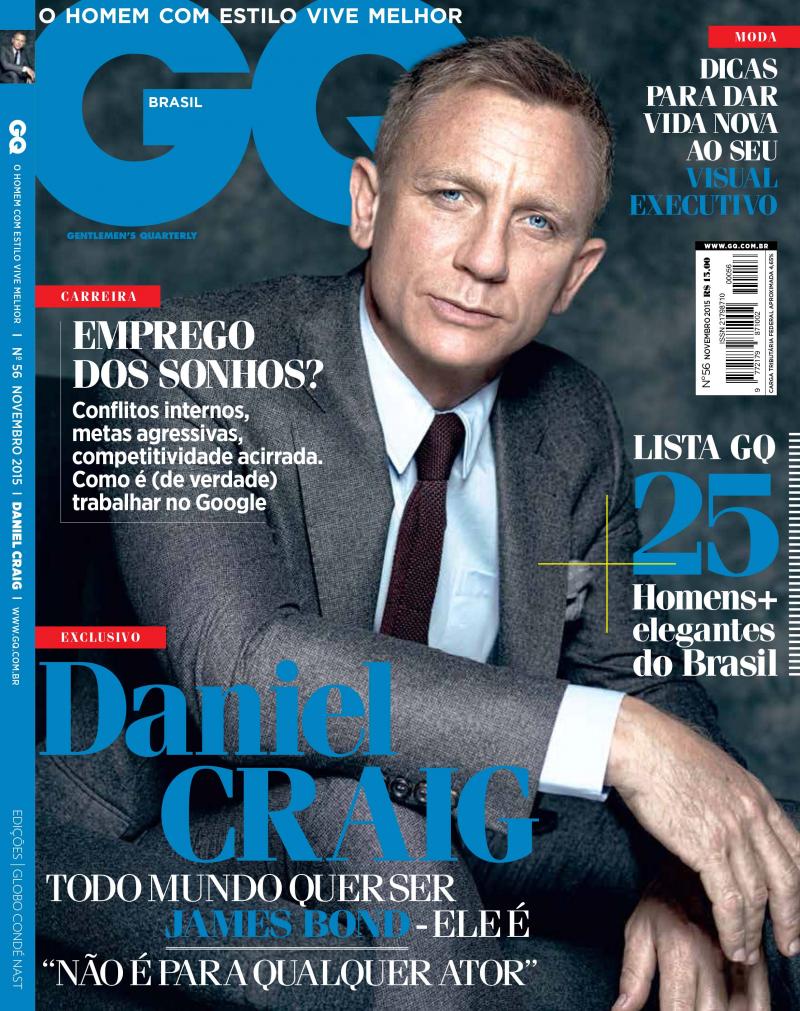 GQ Brasil entrevista Daniel Craig- 007 em Londres no Hotel Claridge's