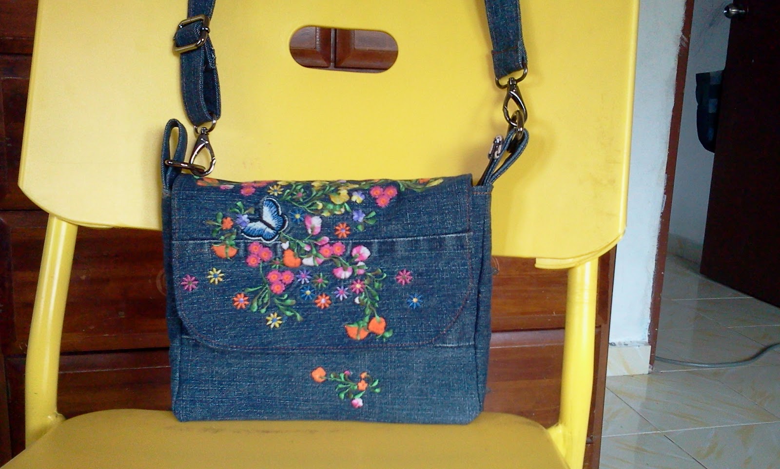 AziAzidah: Tempahan beg jeans 2015 #6