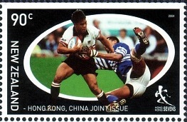 Rugby on New Zealand Stamps