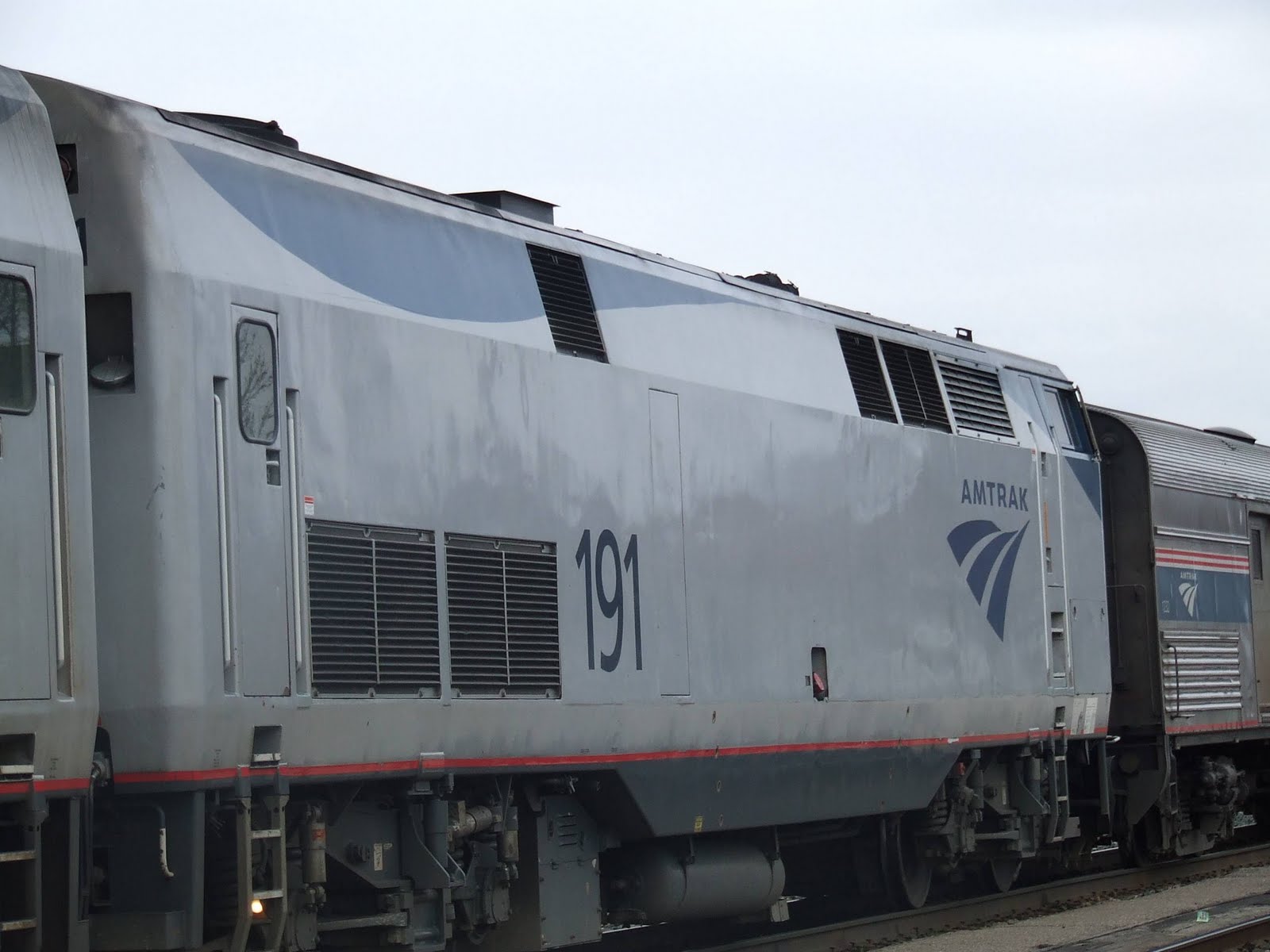 Deb on Amtrak