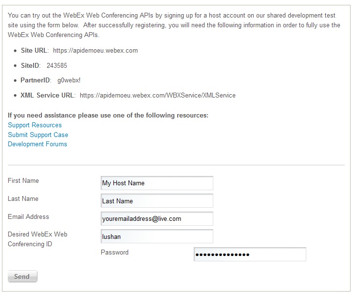 Lushanthan: Integrating WebEx Video Conferencing with ASP.NET ...