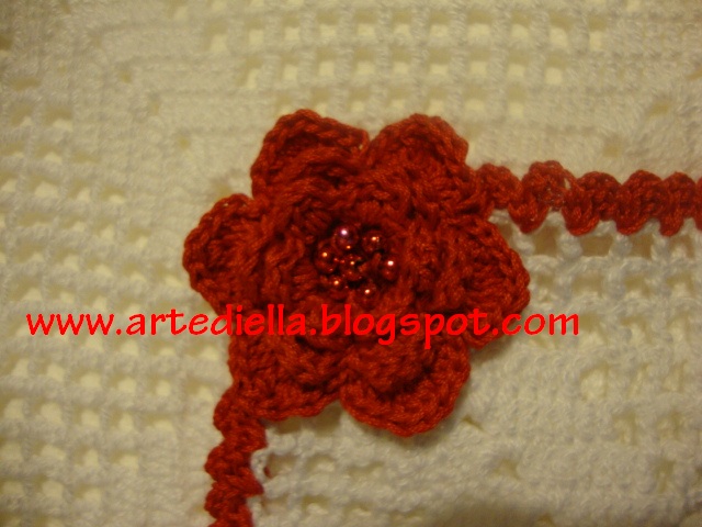 Le Fragole di Stoffa: schema fiore uncinetto