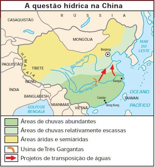 Professor Wladimir - Geografia: Questão Hídrica na China