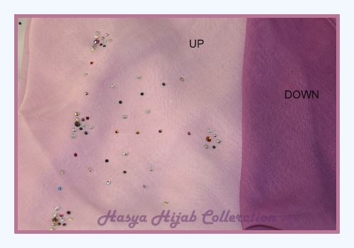 Hasya Hijab Collection: Shameena Design (Tudung Bawal Manik)