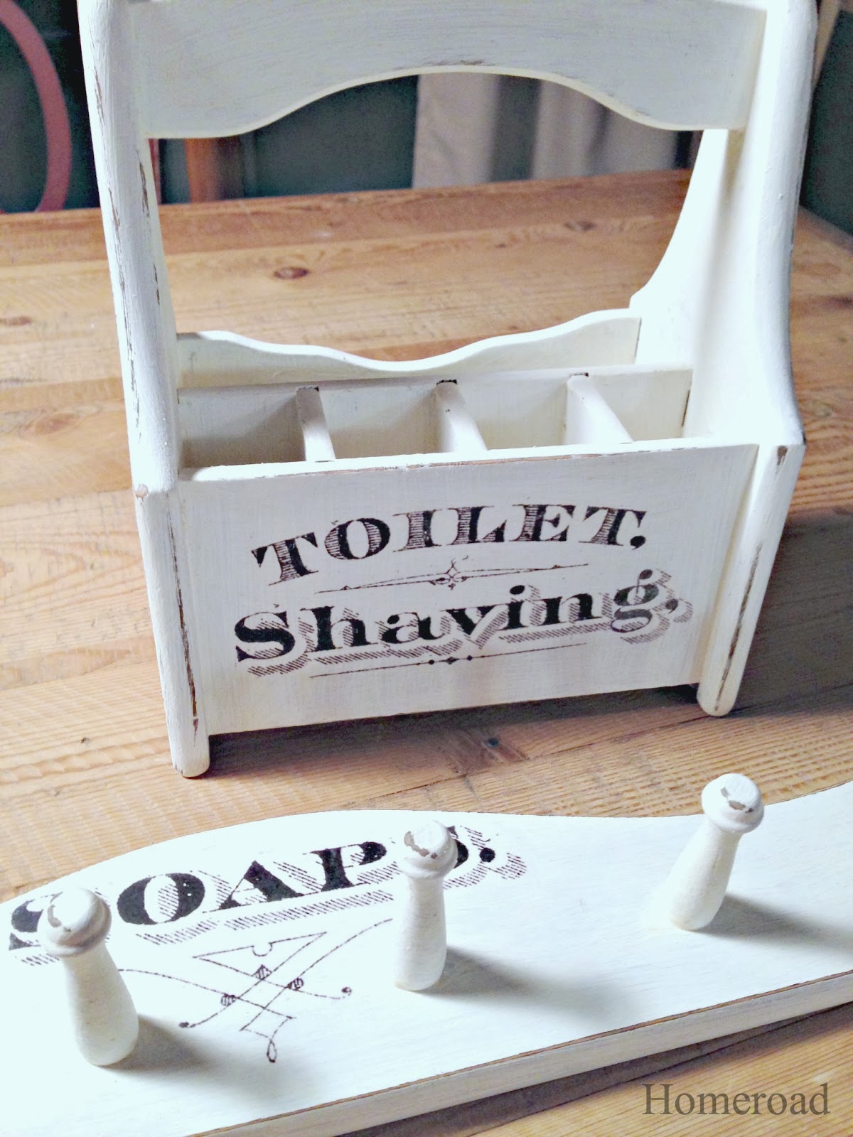 Repurposed Bathroom Accessories