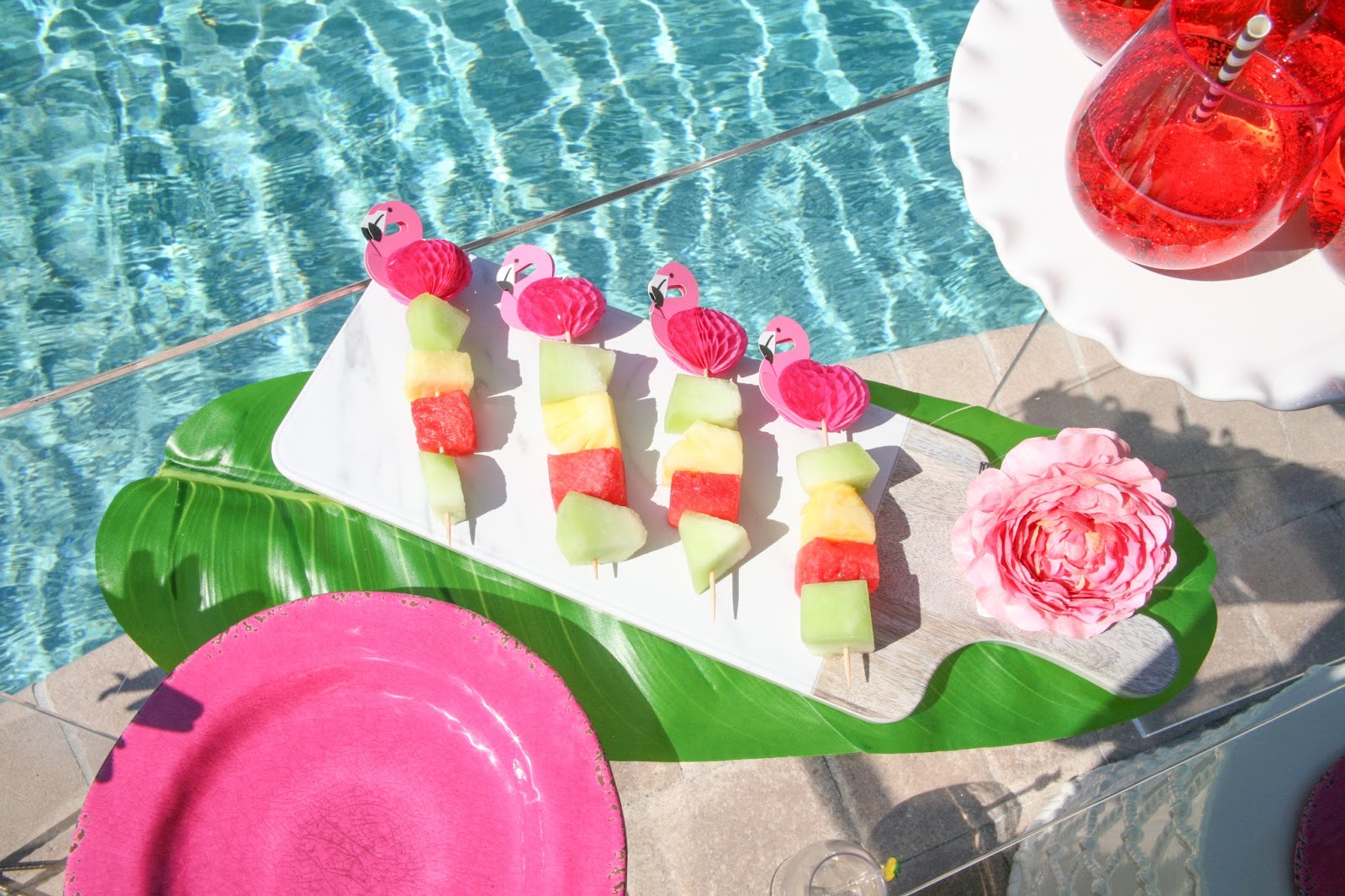 Summer Flamingo Pool Party Bar with Pier 1 | Celebration Stylist ...