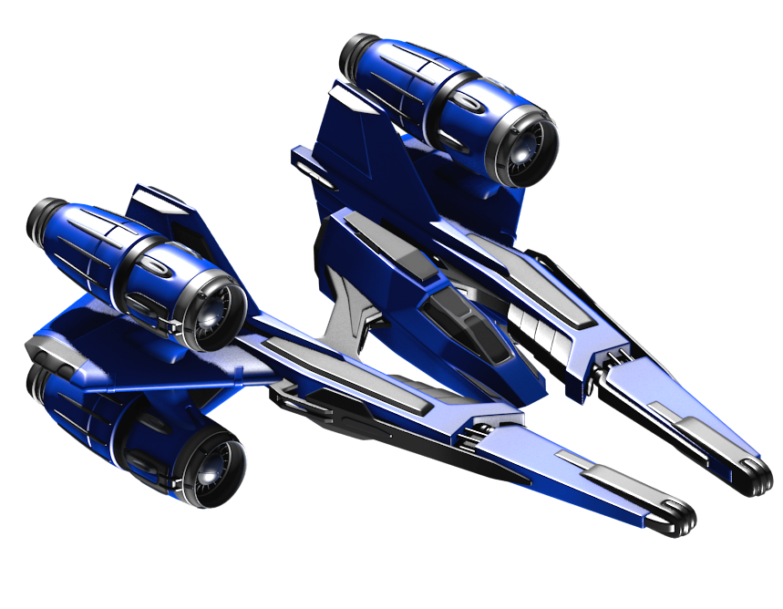 MillionthVector: Blue Spaceship