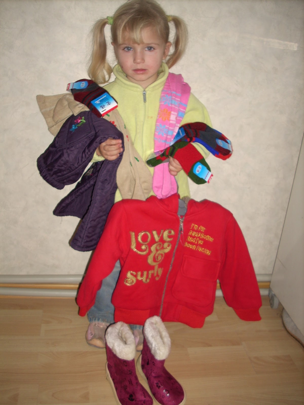 News from Moldova: Winter kleren voor kinderen in nood.