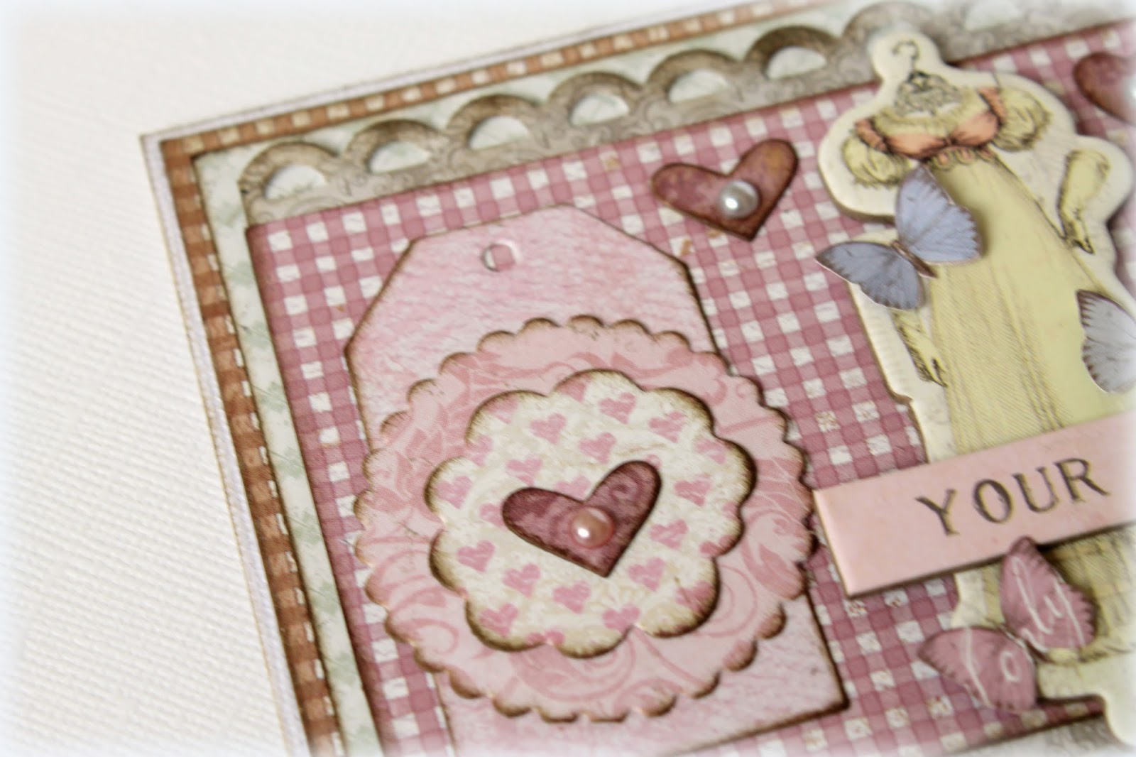 Crafting ideas from Sizzix UK: Feminine Card